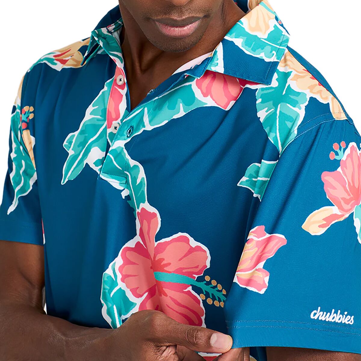 Chubbies Performance Polo Golf Stretch Shirt Medium M Hear My Roar ...