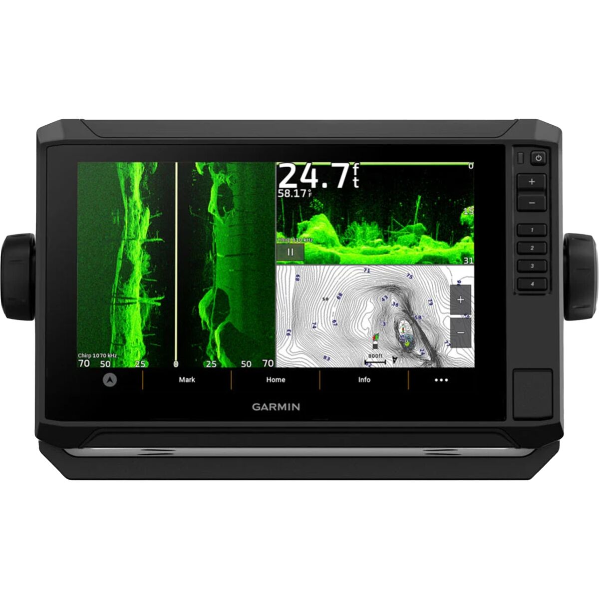 Garmin ECHOMAP UHD2 73sv Without Transducer， 7” Touchscreen ...