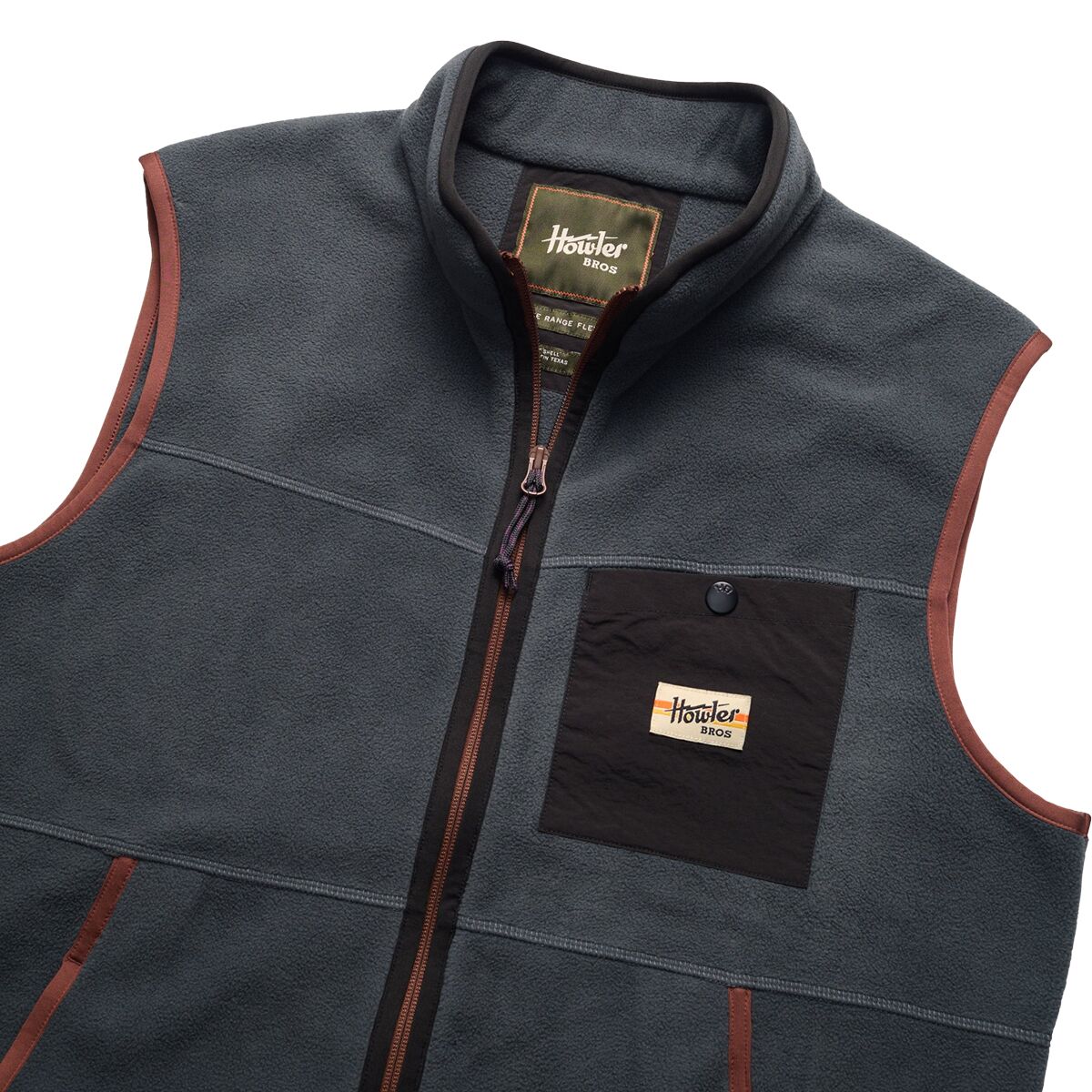 Howler Brothers Free Range Fleece Vest - Men's International Shipping