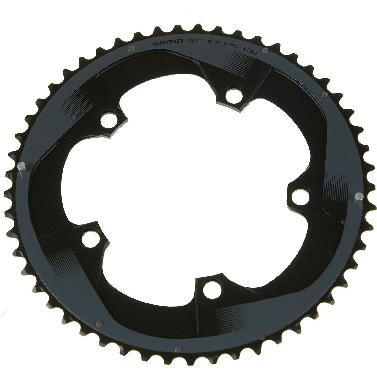 SRAM Force 22 53t 130mm BCD Yaw Chainring Black for sale online | eBay