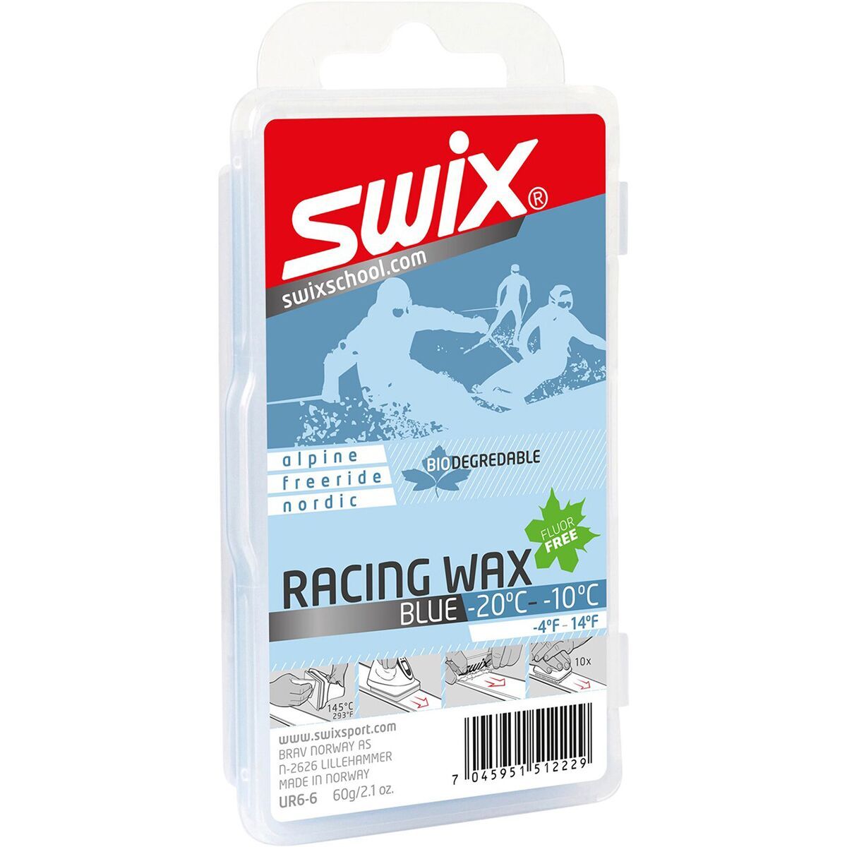Bio-degradable Swix Ski Snowboard Wax Ur10-18 Warm 180 G for sale online | eBay