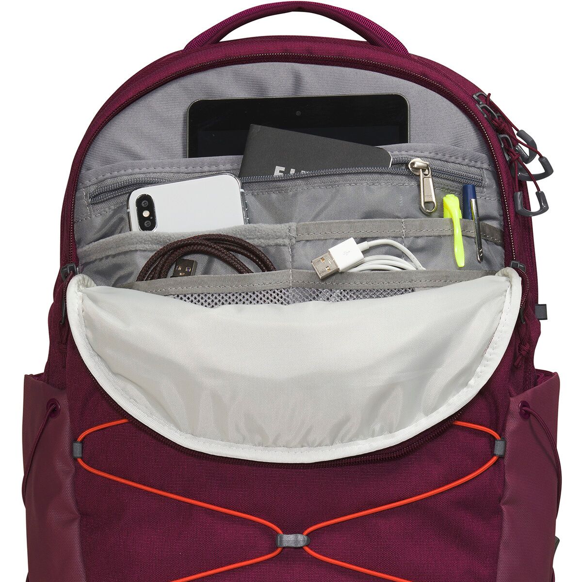 North Face Backpack Borealis Red