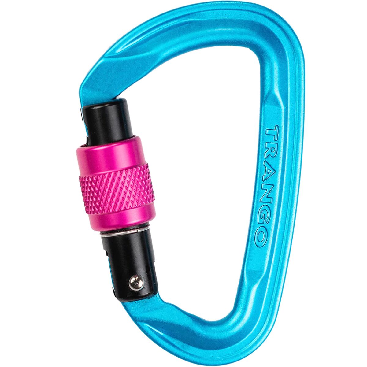Trango Superfly Evo Screwlock Carabiner Cyan/Pink 23351-301-01 for sale ...