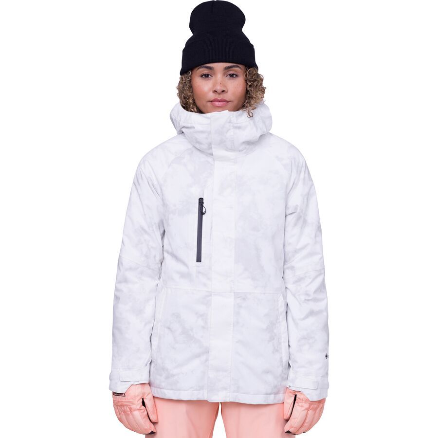 Womens White Snowboarding Jackets