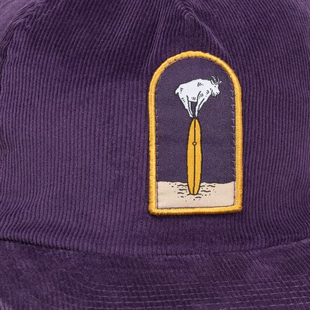 (取寄) バックカントリー サーフ ゴート コーデュロイ スナップバック ハット Backcountry Surf Goat Corduroy Snapback Hat Tillandsia Purple Backcountry Surf Goat Corduroy Snapback Hat - Accessories