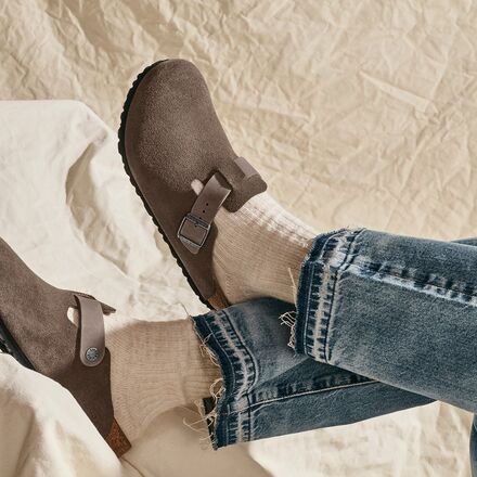 Birkenstock Boston Suede Oiled Leather Clog - Men's - Footwear