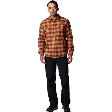 Columbia Roughtail Stretch Flannel Long-Sleeve Shirt - Men's
