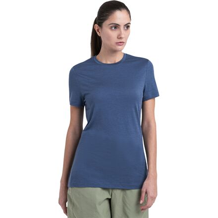 Icebreaker Merino 150 Tech Lite III Short Sleeve T Shirt Women s Dawn Xs