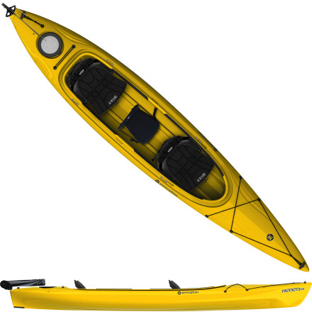 Perception Prodigy II 14.5 Tandem with Rudder - Trailspace.com