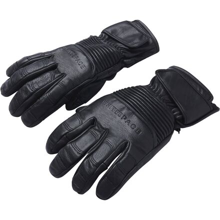 (取寄) ホワイトスペース レザー グローブ WHITESPACE Leather Glove Black WHITESPACE Leather Glove - Accessories